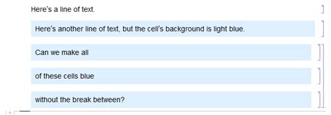 Formatting Continuous Background Color Of Adjacent Cells Mathematica Stack Exchange
