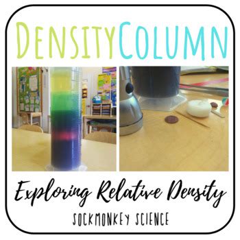 Density Column Lab Relative Density Experiment Physical Properties Of Matter