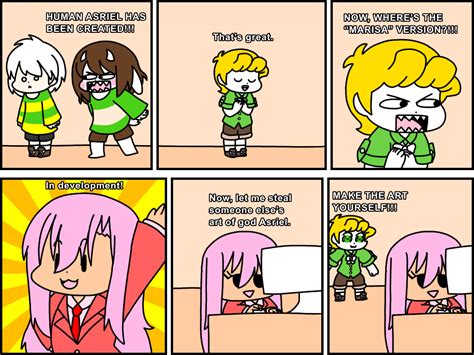 Human Asriel Has Been Created By Kirbyette On Deviantart