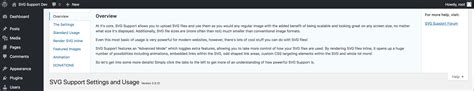 Svg Support Wordpress Plugin