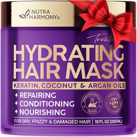 Hydrating Hair Mask For Damaged Hair Nutraharmony