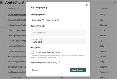 Online Data Editor Datablist