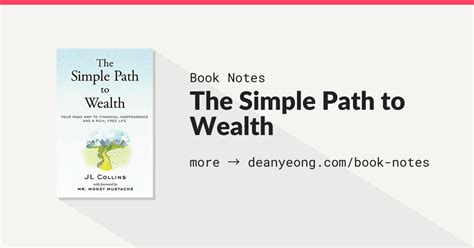 Book Summary The Simple Path To Wealth By Jl Collins