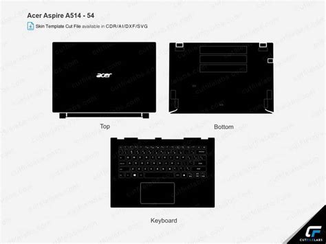Acer Aspire A Cut File Template Cut File Labs