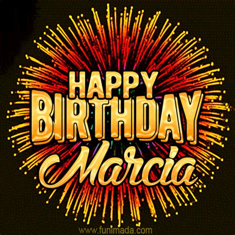 Happy Birthday Marcia S For Her Download On