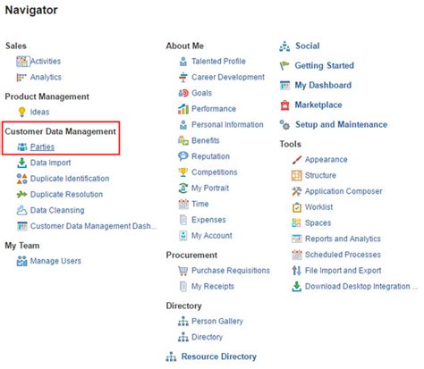 Export Account Hierarchies