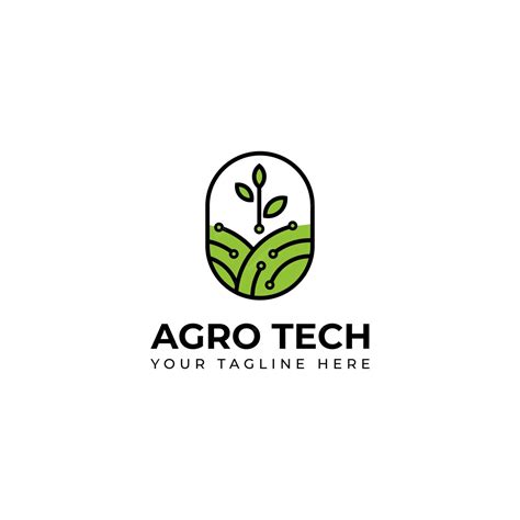 Premium Vector Creative Agro Tech Logo Design