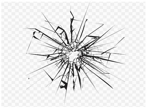 Cracked Glass Clip Art