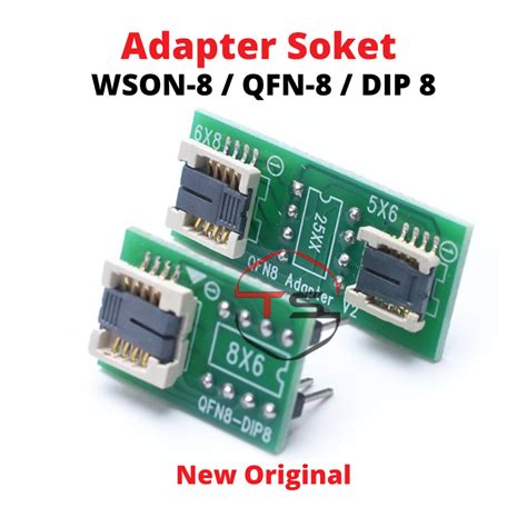 Jual Adapter Socket Soket IC Bios WSON8 DIP8 QFN8 WSON DIP QFN 8 Shopee Indonesia