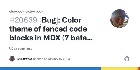 Bug Color Theme Of Fenced Code Blocks In Mdx 7 Beta 28 · Issue