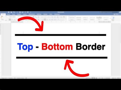 How To Add A Top Border In Word On Macbook Air Laptop Infoupdate Org