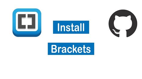 how to install brackets editor downloading brackets from github youtube