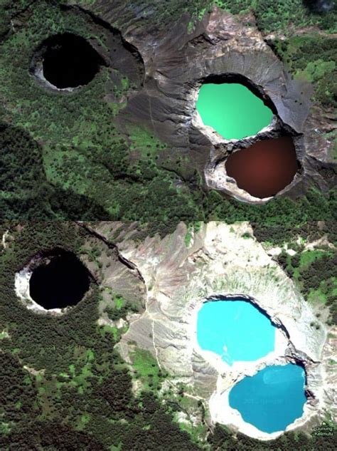 Kelimutu 3 Colors Lake