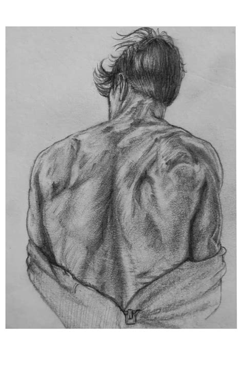 Artstation Graphite Male Model Sketch Ph