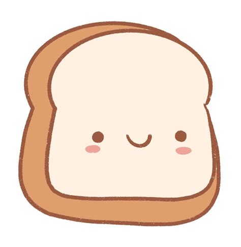 How To Draw A Kawaii Toast Draw Cartoon Style