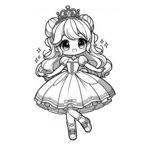 귀여운 공주 색칠 공부 Kr에서 무료 색칠 공부