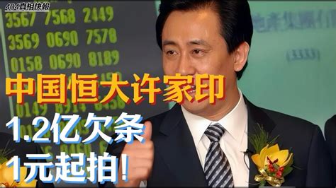 中国恒大许家印12亿欠条，1元起拍！ 恒大集团 恒大债券 许家印 不良资产处置 法拍 房地产暴雷 海纳百川 404真相快报 Youtube