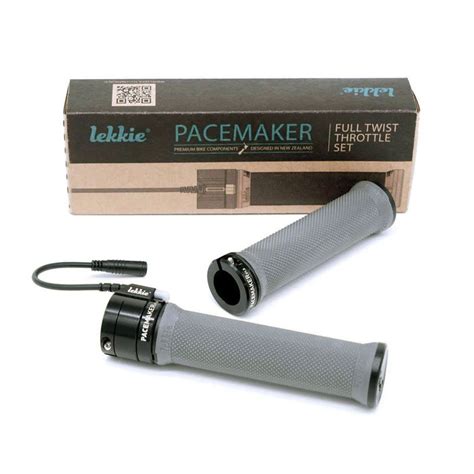 Lekkie Pacemaker Throttle Full Twist Right Hand Soft Grip Combo — Cap