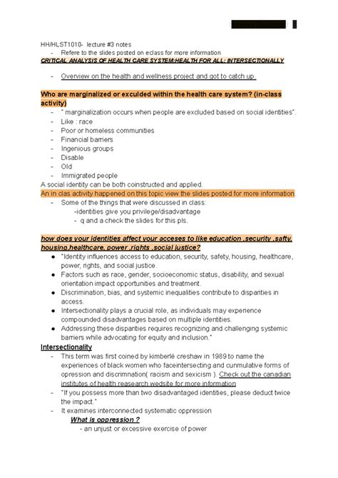 Lecture 3 Notes Ameena Basuliman 1 Hhhlst1010 Lecture 3 Notes Refere To The Slides