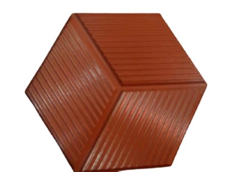 Hexagon White And Brown Hexa 3d Pattern Plastic Mould At ₹ 25 Piece In