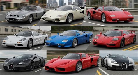 A Fascinante Evolução Do Design Automotivo De Supercarros Ao Longo Das