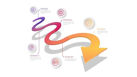 Colorful Arrow With Icons Google Slide Theme And Powerpoint Template Slidedocs