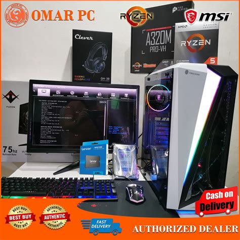 Gaming Computer Set Ryzen G Gb Ram Ddr Gb Ssd Gb Hdd Inch Inch