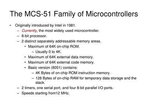 Ppt Microcontroller Intel 8051 Powerpoint Presentation Free Download Id 5932030