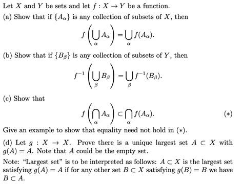 solved let x and y be sets and let f x y be a function