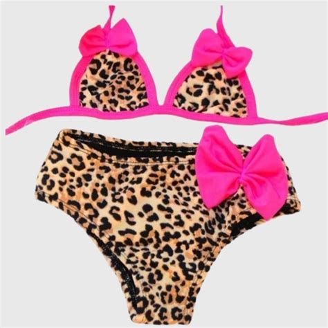 Biquini Infantil Menina Biquini Juvenil Oncinha Shopee Brasil