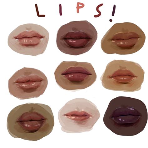 Pin On ‍human Anatomy Digital Art Tutorial Lips Drawing Art Tutorials