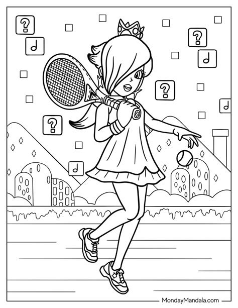 Super Mario Kart Rosalina Coloring Pages [2025]