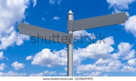 Street Sign Intersection Sign Arrows Different Stock Illustration 2238609401 Shutterstock