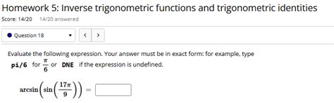 Solved Evaluate The Following Expression Your Answer Must Chegg Com