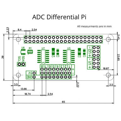 ADC Differential Pi MCP Channel A D Botland Robotic Shop