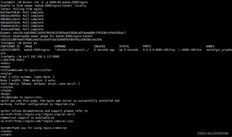 docker私有仓库搭建 registry，harbor 在一台rocky中搭建harbor私有仓库 csdn博客
