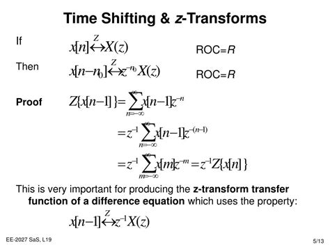 Ppt Lecture 19 Discrete Time Transfer Functions Powerpoint
