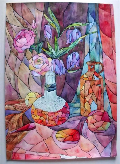 Пин от пользователя Нателла Светлая на доске Декоративный натюрморт Рисунки Акварельные