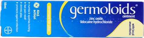 Germoloids Action Ointment Large 55ml Medino
