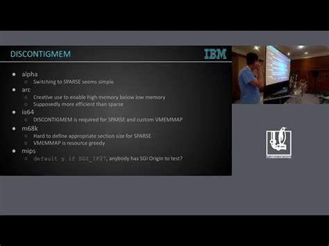 Linux Plumbers Conference Talk Memory Management Bits In Arch From Linux Plumbers Conference