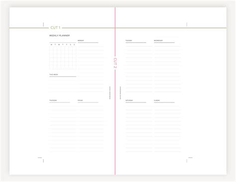 Cutting Guide Rosie Papeterie