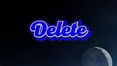 Premium Vector Delete Textstyleeffect