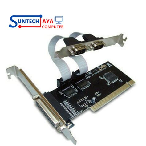 Jual PCI Card 2 Port Serial RS 232 DB Combo 2x Serial Port 1x Pararell Port Kota Makassar