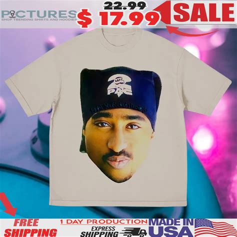 2pac Rapper Big Face Shirt • Picturestees Clothing Llc