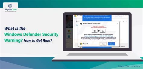What Is The Windows Defender Security Warning And How To Get Ride