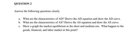 Solved Answer The Following Questions Clearly A What Are Chegg Com