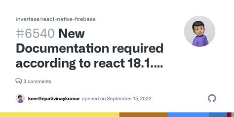 New Documentation Required According To React 18 1 0 Version And React