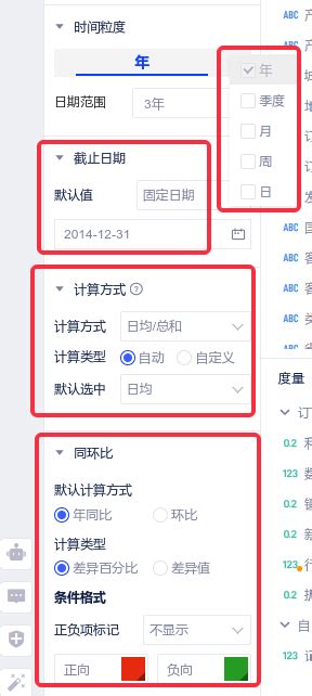 图表类控件 趋势分析表 《有数bi用户手册》
