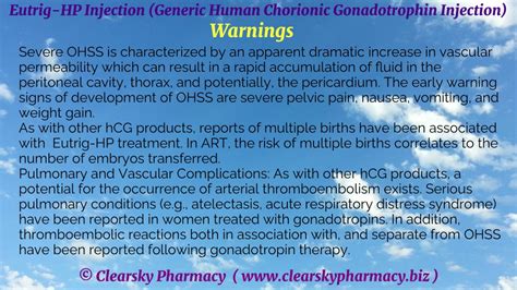Ppt Eutrig Hp Injection Generic Human Chorionic Gonadotrophin Injection Powerpoint