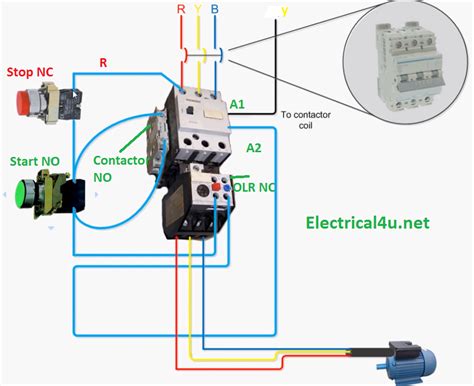Motor Starter With Overload Protection Wiring Diagram Remote Start Collection